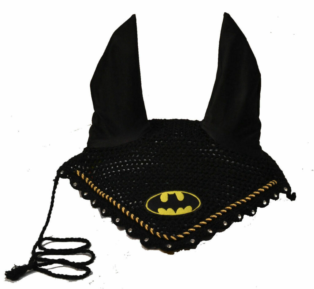 Batman Horse Ear Bonnet/Net/Hat/Hood/Mask Fly veil Full Christmas Gift ...